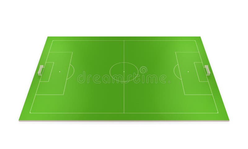 Football field front view stock illustration. Illustration of circle ...