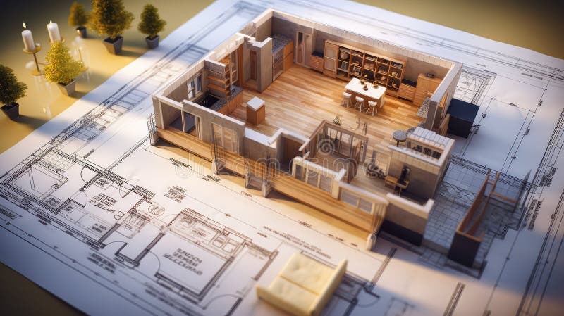 Layout house planning stock illustration. Illustration of function ...