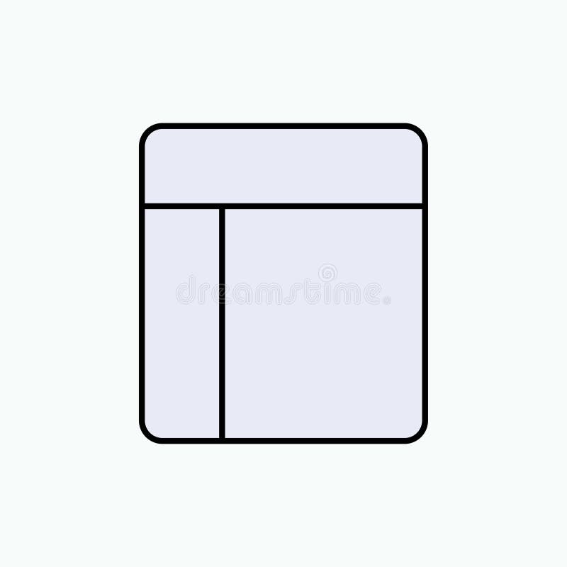 Layout Icon. Arrange, Arrangement Element Symbol. Stock Illustration ...