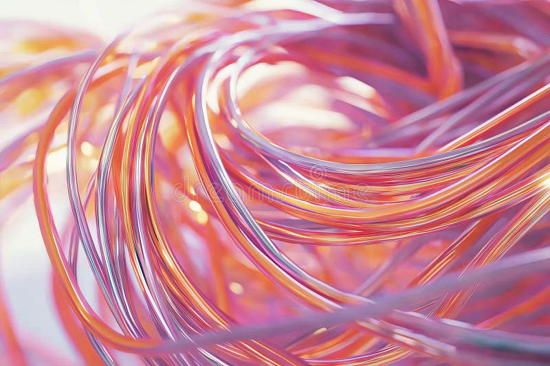 Layout with Intertwined Lines for a Modern Poster Design that ...