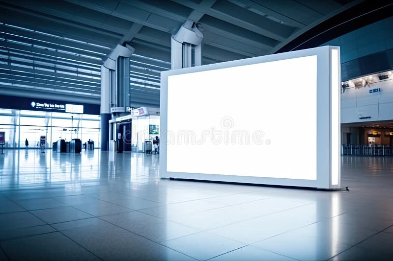 The Layout of a Large Information Media Panel at the Airport ...