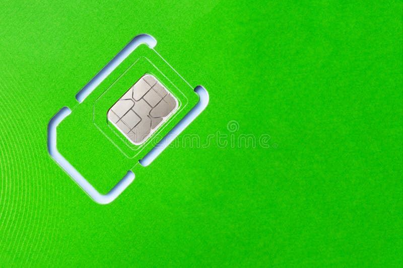 Blank Sim Card stock image. Image of telephone, electronic - 350201517