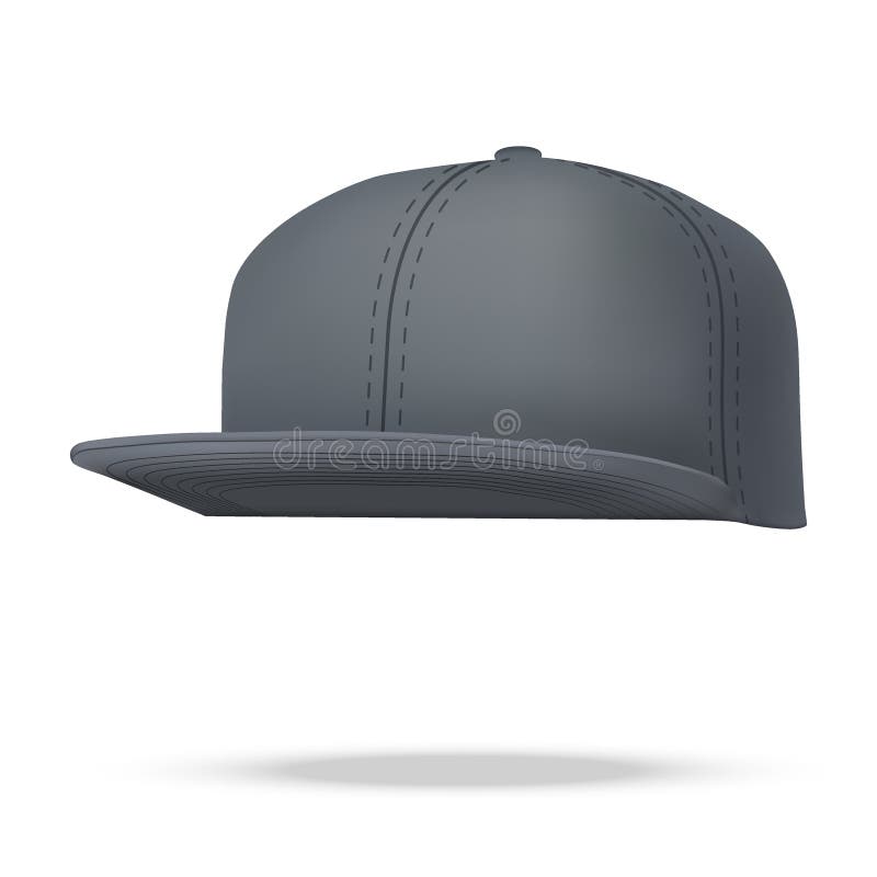 Layout of red rap cap stock vector. Illustration of sign - 62921404