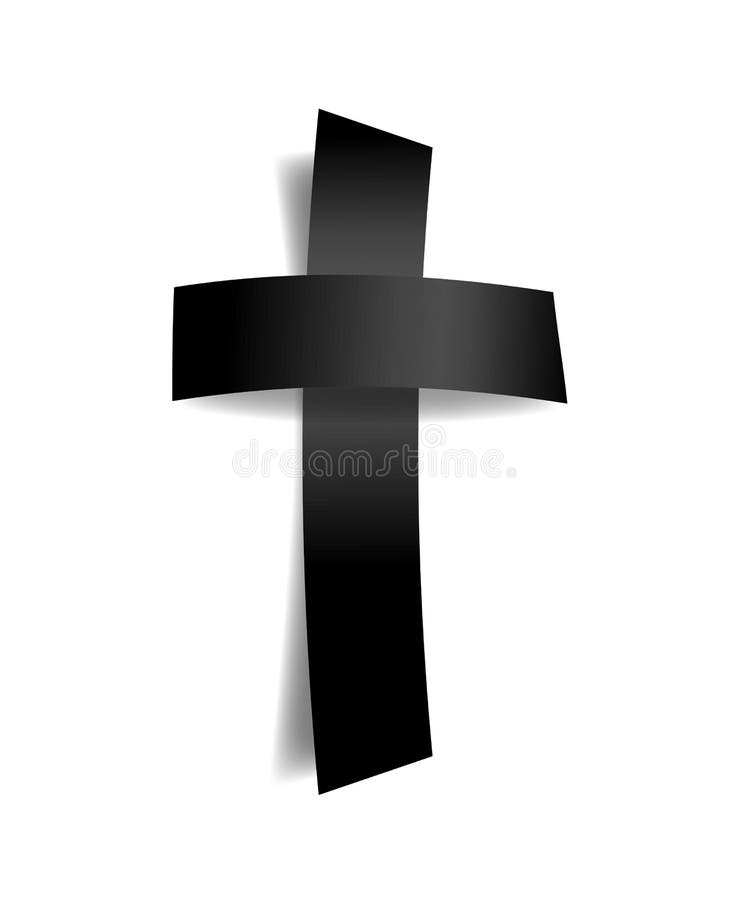 Death Dying Annunciation Grave Grief Cross Vector Funeral Stock ...