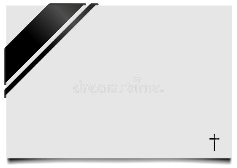 Death Dying Annunciation Grave Grief Cross Vector Funeral Stock Vector ...