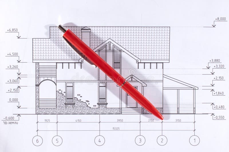 Layout and pen stock photo. Image of layout, design, construction ...