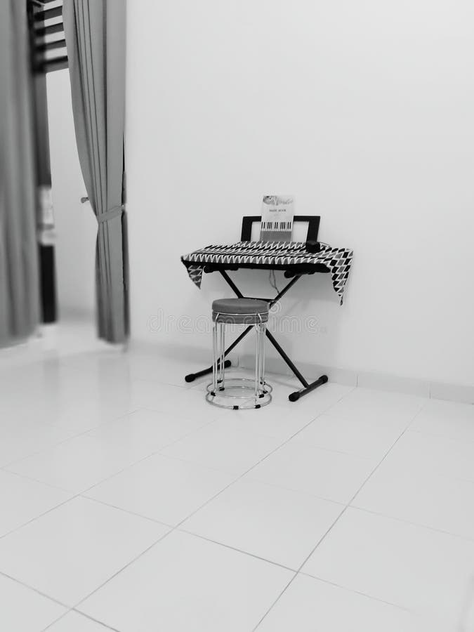 The Layout of the Piano Musical Instrument in the House Stock Photo ...