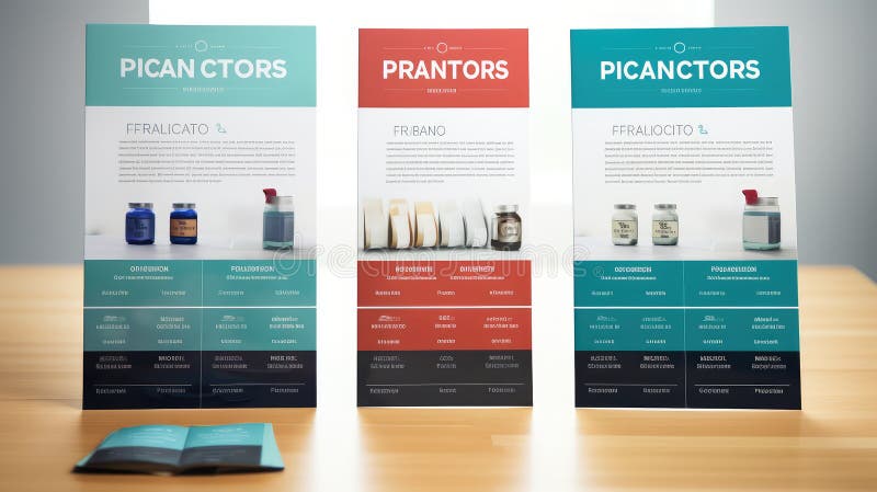 Layout pricing chart table stock illustration. Illustration of ...