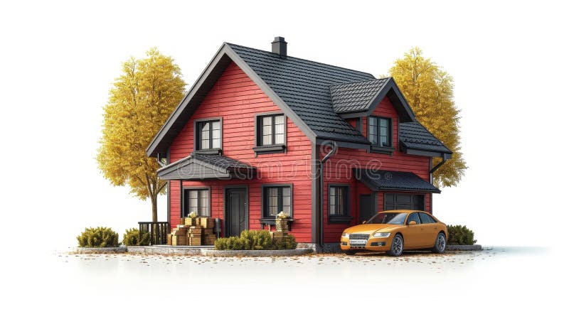 The Layout of a Private House. the Concept of Real Estate Construction ...