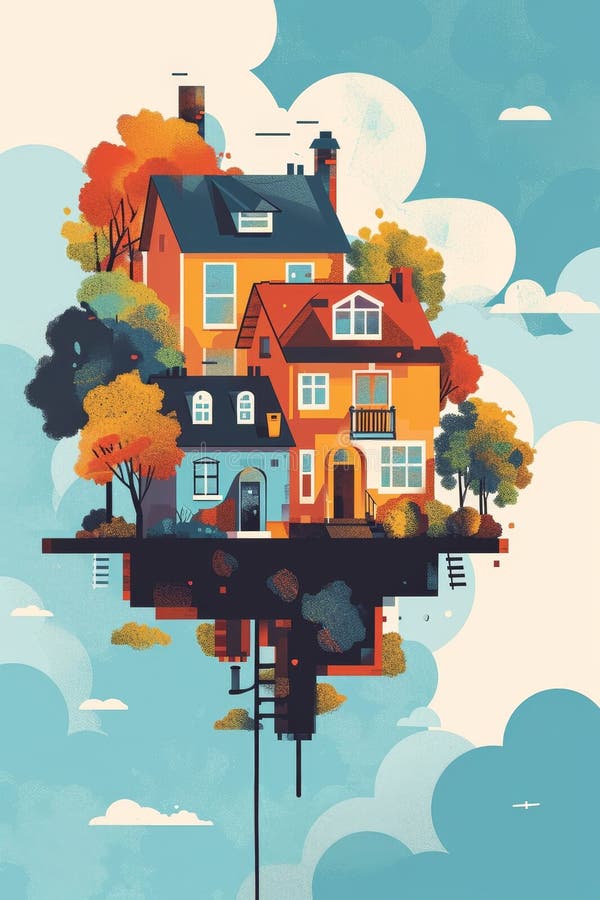 The Layout of a Private House. the Concept of Real Estate Construction ...