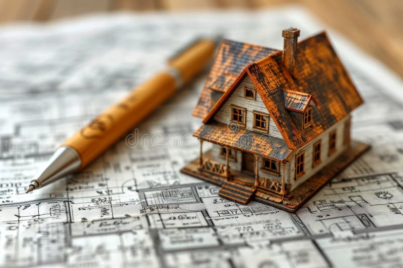 The Layout of a Private House. the Concept of Real Estate Construction ...