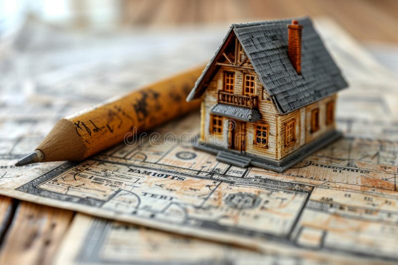 The Layout of a Private House. the Concept of Real Estate Construction ...