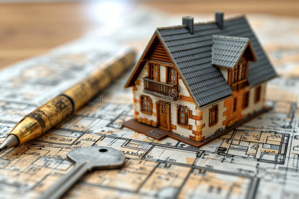 The Layout of a Private House. the Concept of Real Estate Construction ...