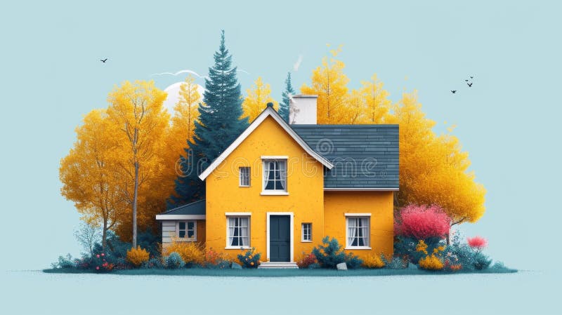 The Layout of a Private House. the Concept of Real Estate Construction ...