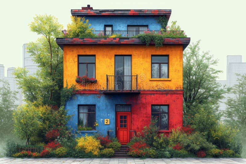 The Layout of a Private House. the Concept of Real Estate Construction ...