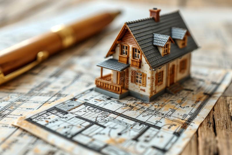 The Layout of a Private House. the Concept of Real Estate Construction ...