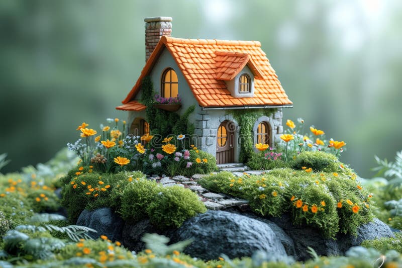 The Layout of a Private House. the Concept of Real Estate Construction ...