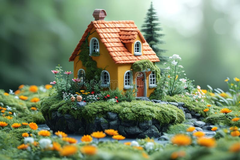 The Layout of a Private House. the Concept of Real Estate Construction ...