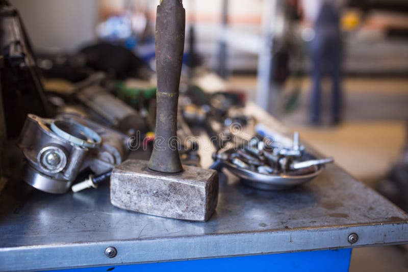 Layout of Tools on the Table Mechanics in the Process of Repairing the ...