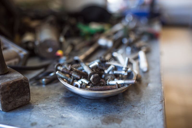 Layout of Tools on the Table Mechanics in the Process of Repairing the ...