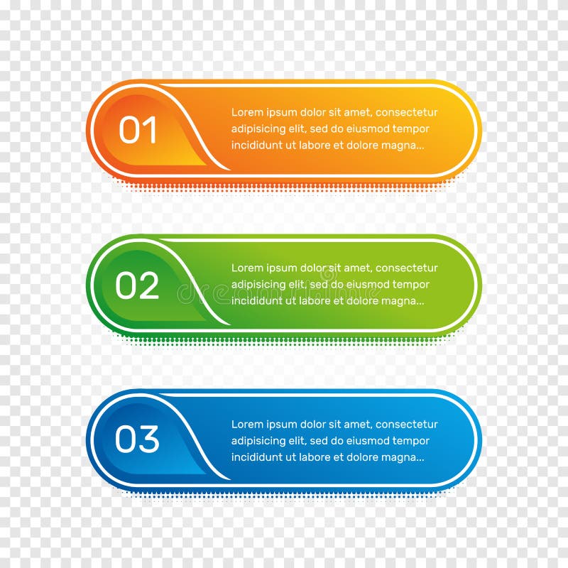 Layout Workflow. Outline Colorful Menu for App Interface. Number ...