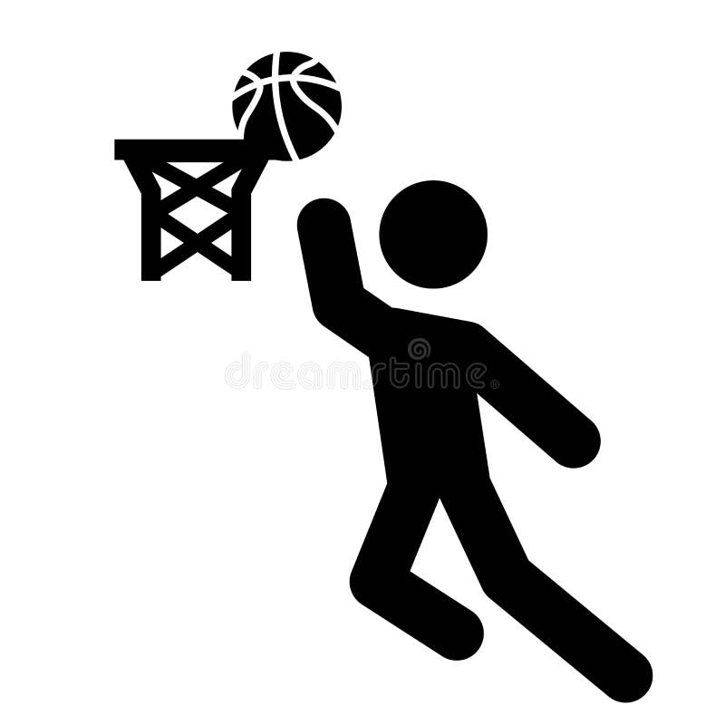 Layup Icon Vector stock vector. Illustration of drawing - 144938853