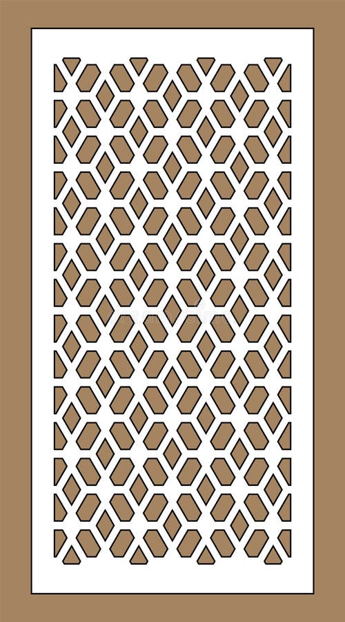 Lazer Cut Vector Panel. Cnc Decor Pattern, Jali Design, Interior ...