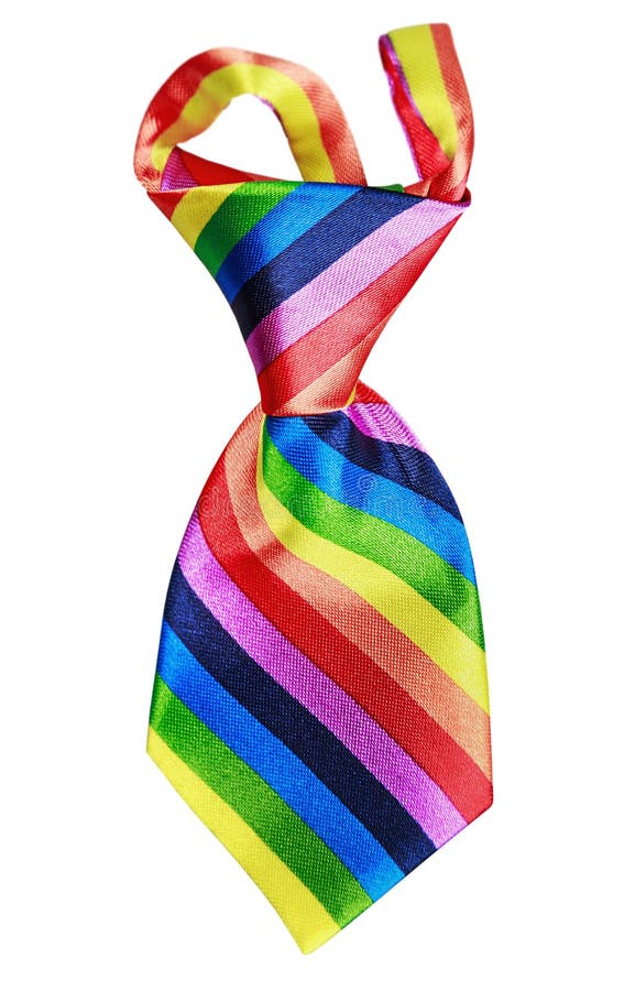 Lazo En Los Colores Del Arco Iris Aislado Imagen de archivo - Imagen de ...