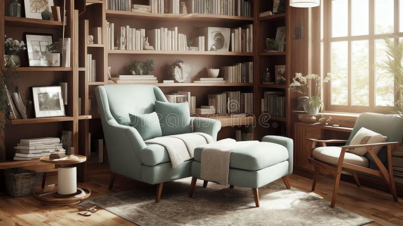 Lazy Reading Chair an Inviting Illustration for National Lazy Day.AI ...