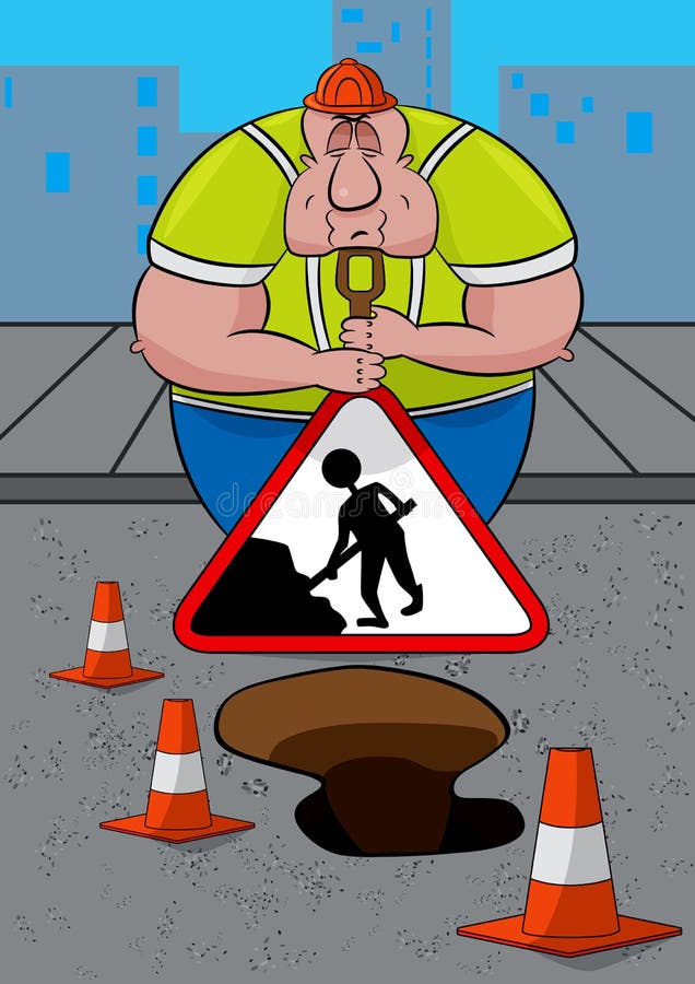 Lazy Worker Clipart