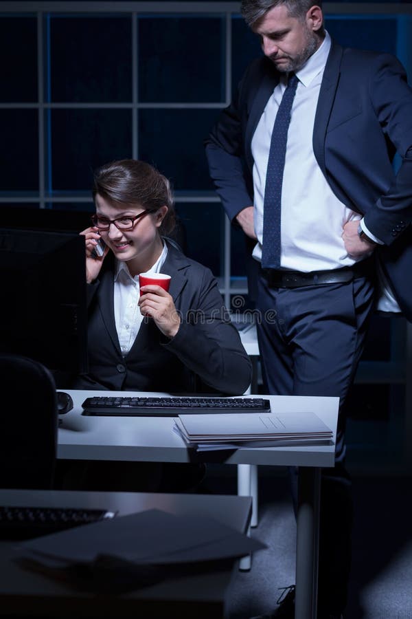 Strict female boss stock photo. Image of businesspeople - 63882966