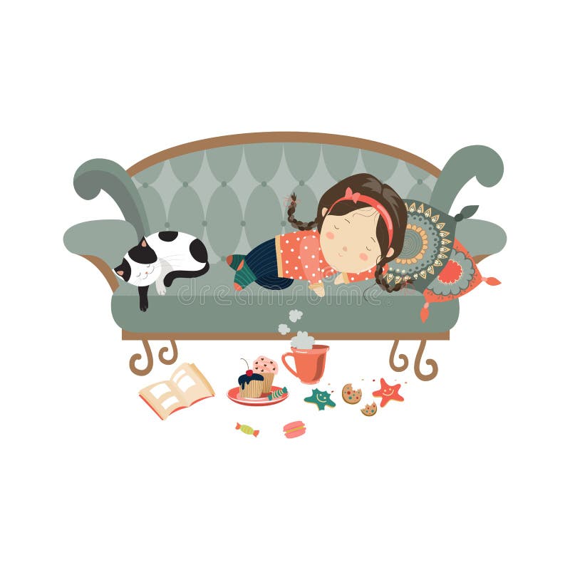 Cartoon Lazy Woman Stock Illustrations – 823 Cartoon Lazy Woman Stock ...