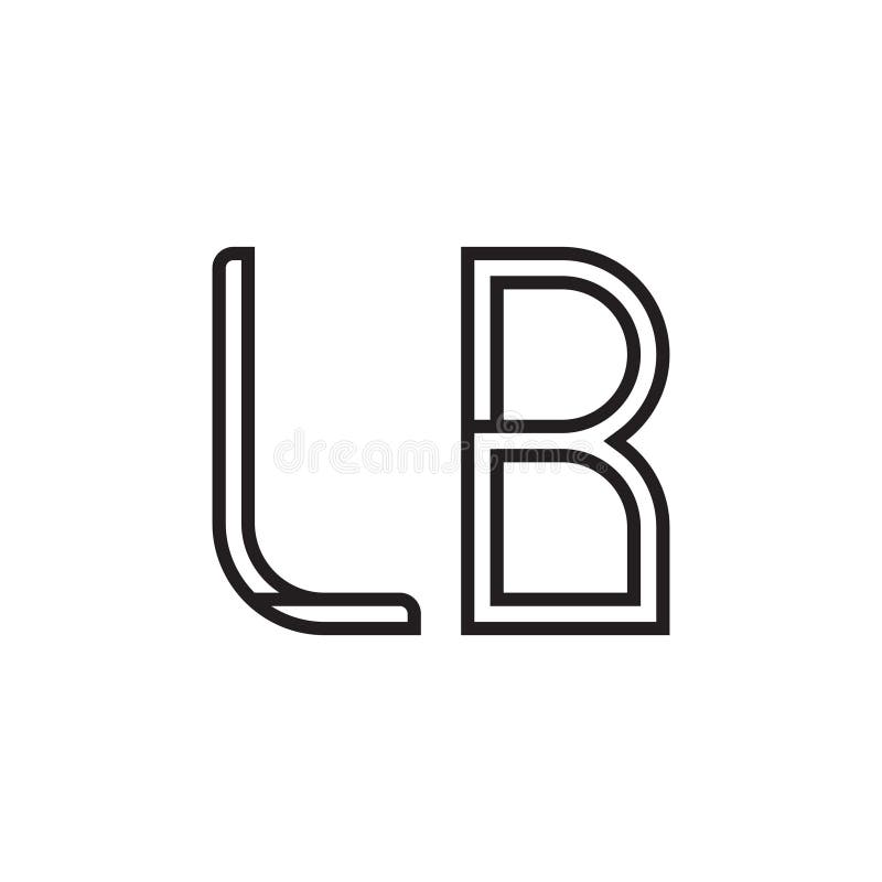 Lb Initial Letter Vector Logo Icon Stock Vector - Illustration of ...