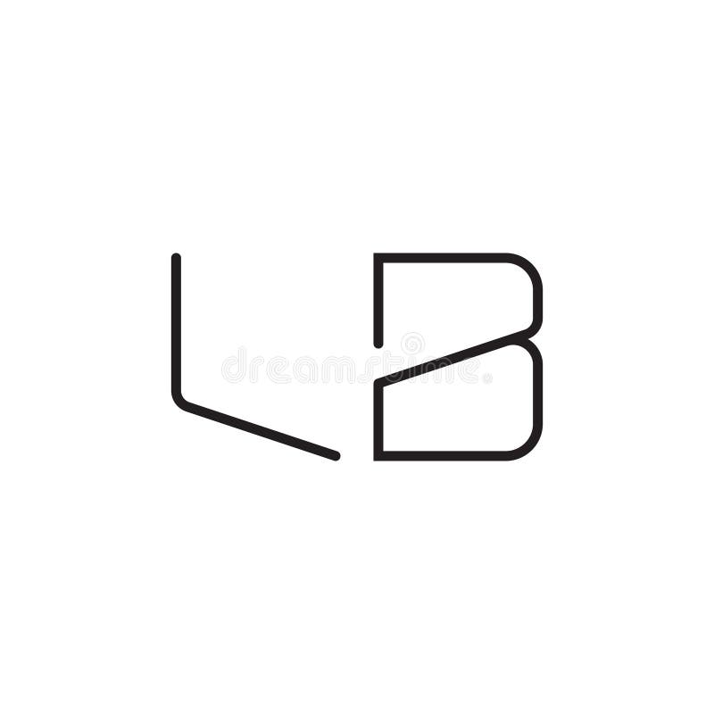 Lb Initial Letter Vector Logo Icon Stock Vector - Illustration of ...