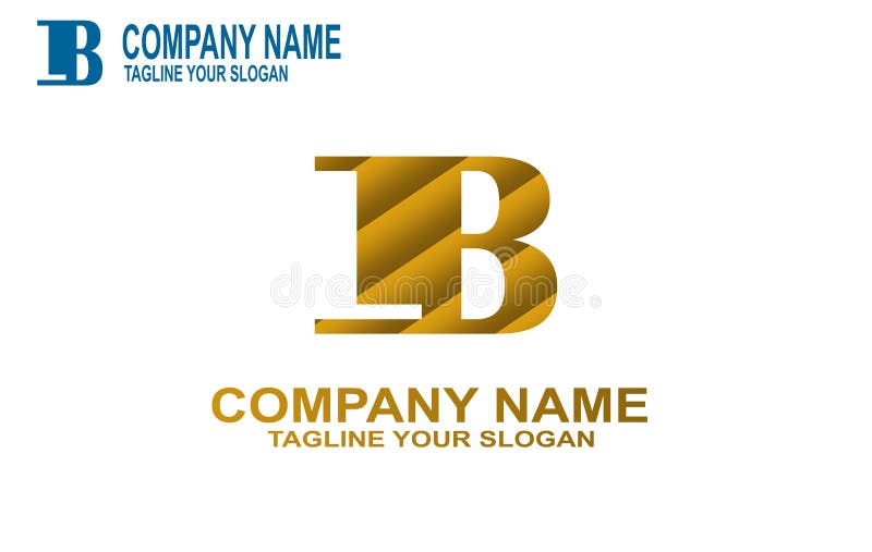 LB, L + B Letter Logo Vector. Stock Vector - Illustration of marketing ...