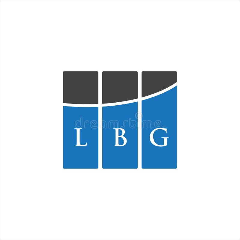 LBG Letter Logo Design on WHITE Background. LBG Creative Initials ...
