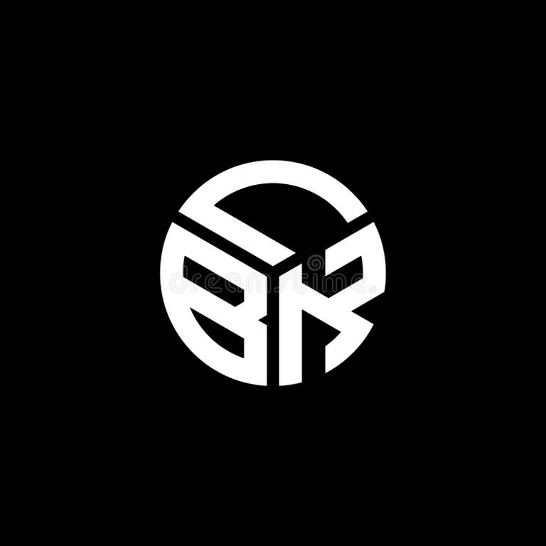 LBK Letter Logo Design on Black Background. LBK Creative Initials ...