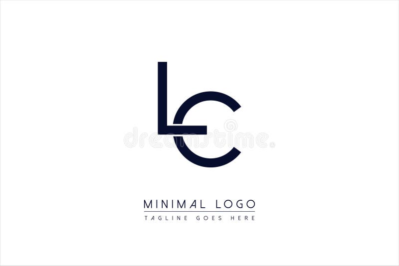 LC or CL or L and C Initial Minimal Monogram Letter Alphabet Logo ...