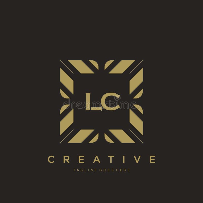 LC Initial Letter Luxury Ornament Monogram Logo Template Vector Stock ...
