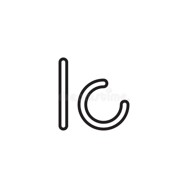 Lc Initial Letter Vector Logo Icon Stock Vector - Illustration of mark ...