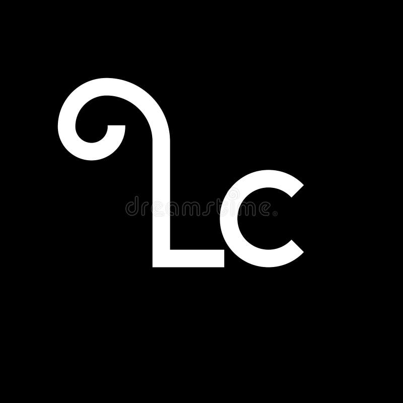 LC Letter Logo Design. Initial Letters LC Logo Icon. Abstract Letter LC ...