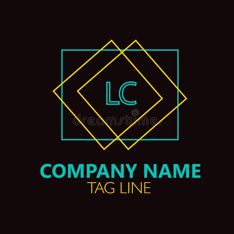 LC Letter Logo Design. stock vector. Illustration of elements - 87747401