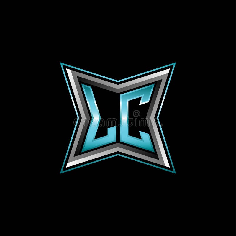 LC Logo Monogram Geometric Modern Design Stock Vector - Illustration of ...