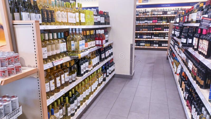 LCBO store inside view editorial stock photo. Image of collection ...