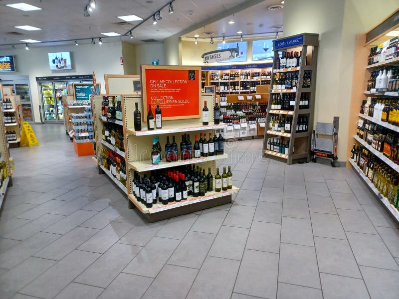LCBO store inside view editorial stock image. Image of collection ...