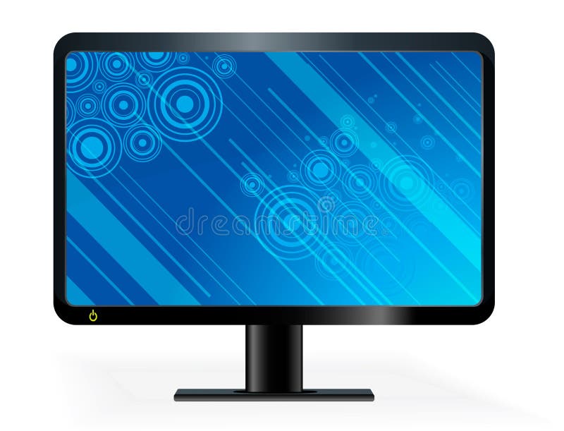 Lcd Abstract Monitor stock vector. Illustration of sign - 17455130