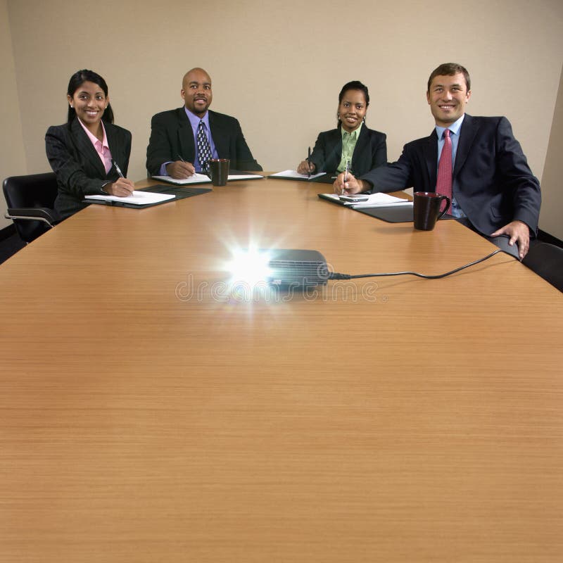 LCD business presentation. stock image. Image of people - 3614581