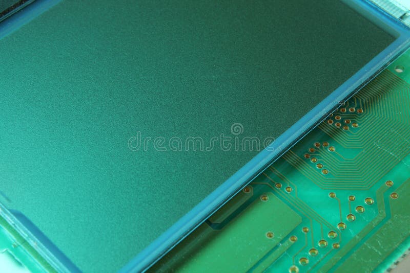 Lcd closeup stock photo. Image of circuit, display, crystal - 12598740