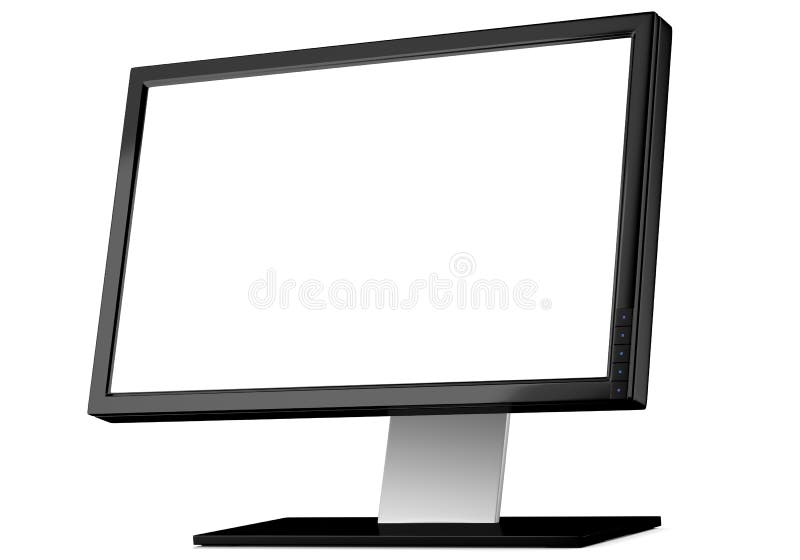 Widescreen Monitor stock illustration. Illustration of widescreen - 189246