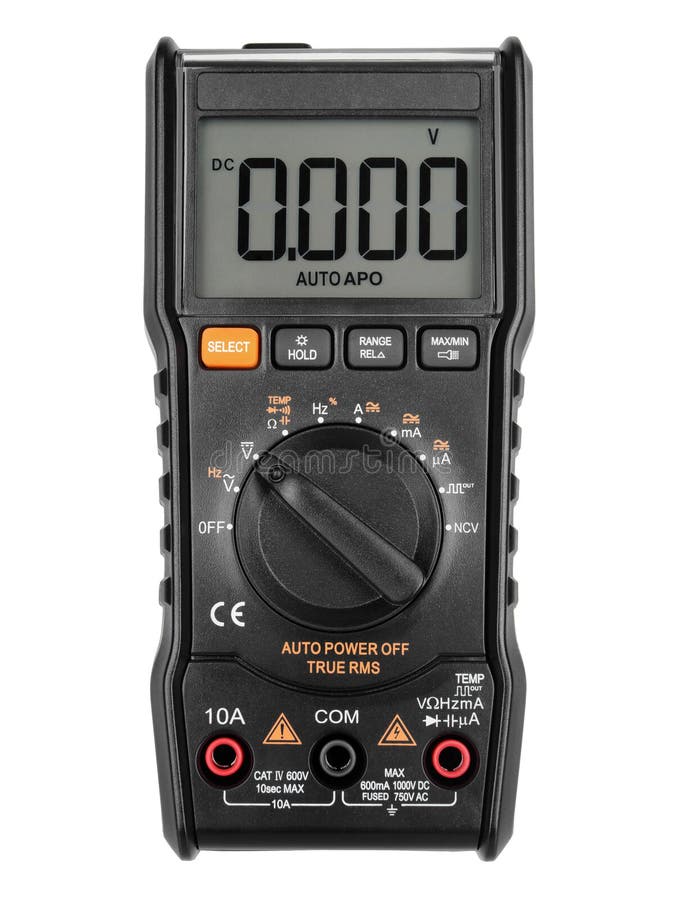 LCD Digital Multimeter stock photo. Image of tool, voltage - 337523336
